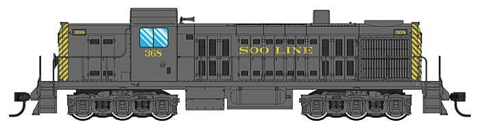 Walthers - Alco RSC2 - ESU(R) Sound & DCC - Soo Line #368 - 910-20722