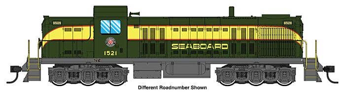 Walthers - Alco RSC2 - Standard DC - Seaboard #1521 - 910-10718