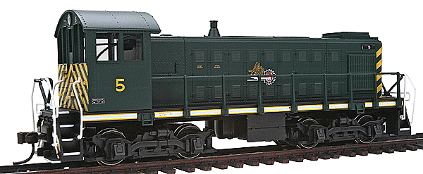 Atlas - Alco S1 - Standard DC - Master(R) Silver - Alco Demonstrator #5 (dark green, yellow ...