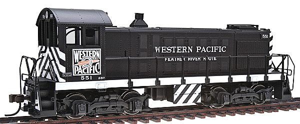 Atlas - Alco S1 - Standard DC - Master(R) Silver - Western Pacific #551 (black, white) - 150 ...