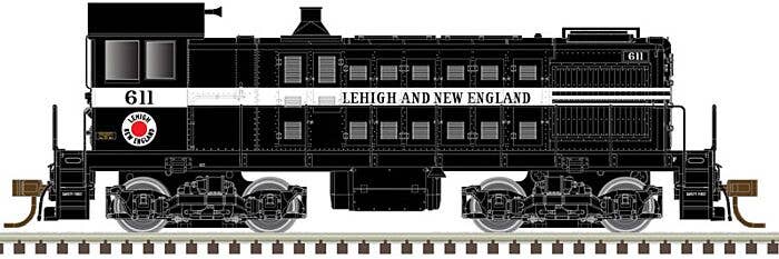 Atlas - Alco S2 - Standard DC - Master Silver(R) - Lehigh & New England 614 (black, white, red ...