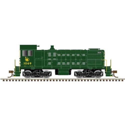 Atlas - Alco S2 - Standard DC - Master(R) - Central Railroad of New Jersey #1070 (green, yellow ...