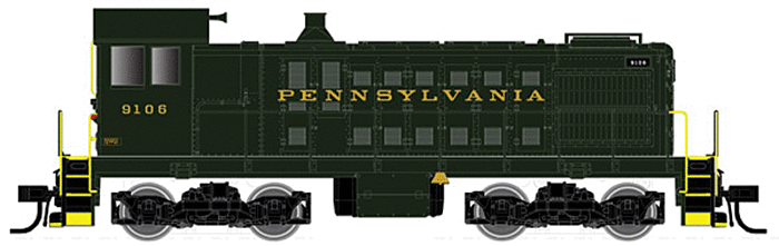 Atlas - Alco S2 - Standard DC - Master(R) Silver - Pennsylvania Railroad #9106 (Brunswick Green ...