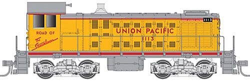 Atlas - Alco S2 - Standard DC - Master(R) Silver - Union Pacific #1136 (Armour Yellow, gray, red ...