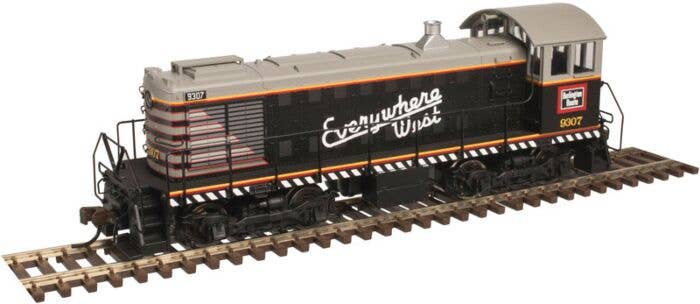 Atlas - Alco S2 - Standard DC - Master(R) Silver - Chicago, Burlington & Quincy #9307 (black ...