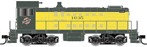 Atlas - Alco S2 - Standard DC - Master(R) Silver - Chicago & North Western #1011 (yellow, green ...
