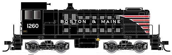 Atlas - Alco S2 - Standard DC - Master(TM) - Boston & Maine #1261 (black, red) - 150-40000695
