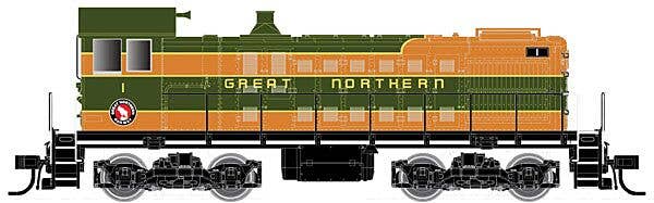 Atlas - Alco S2 - Standard DC - Master(TM) - Great Northern #1 (Omaha Orange, Pullman Green ...