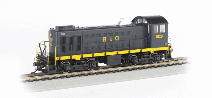 Bachmann - Alco S2 w/Sound & DCC - Baltimore & Ohio #9129 (blue, yellow ...