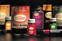 Testor - All-Purpose Enamel Paint - 1/4oz 7.4mL Bottle - Red - 704-1103