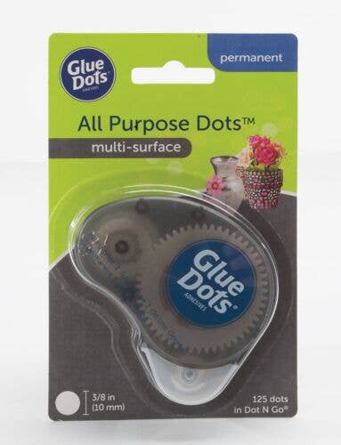 Glue Dots - All-Purpose Permanent Dots(TM) with Dot N Go(R) Dispenser ...