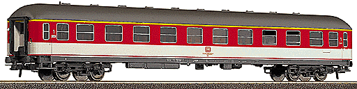 Roco - Am203 1st Class Express Coach Era IV - DB (red, white, gray roof ...