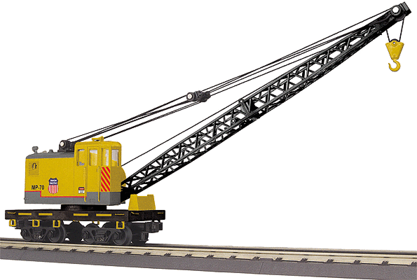 MTH - American Crane - 3-Rail - Ready to Run - RailKing(R) - Union ...