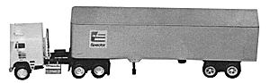Herpa - American Semi Truck - Freightliner - Spector Trailer - 326-6081