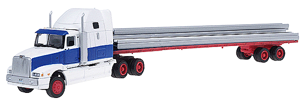Imex - American Tractor/Trailer - Assembled - Western Star w/Flatbed ...