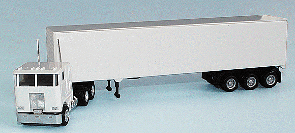 Herpa - American Trucks - Tractor-Trailer - Unpainted (White Plastic ...