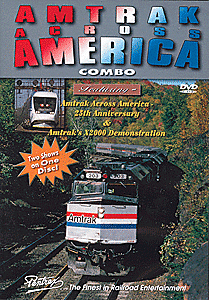 Pentrex - Amtrak Across America Combo DVD - 25th Anniversary & X2000 ...