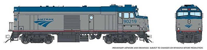 Rapido - Amtrak NPCU Cabbage Cab Car - Sound and DCC - Amtrak #90229 ...