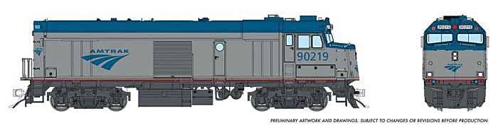 Rapido - Amtrak NPCU Cabbage Cab Car - Standard DC - Amtrak #90225 ...