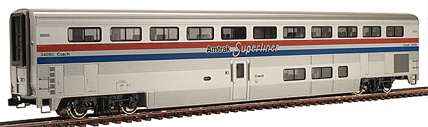 Kato - Amtrak Superliner I Coach - Amtrak #34050 (Phase III) - 381-356051A