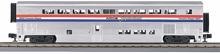 MTH - Amtrak Superliner Scale Transition-Sleeper - 3-Rail - Ready to ...