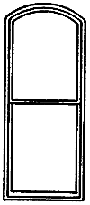 Grandt - Arched-Top Double-Hung Windows - Two-Pane - 300-3748