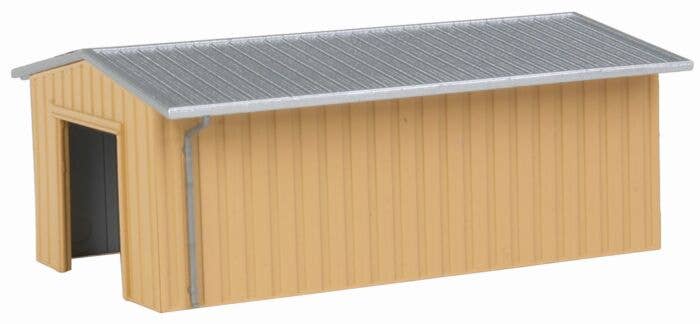 Deluxe - Armco Drive-Through Shed (Tractor Shed) - Assembled - Tan ...