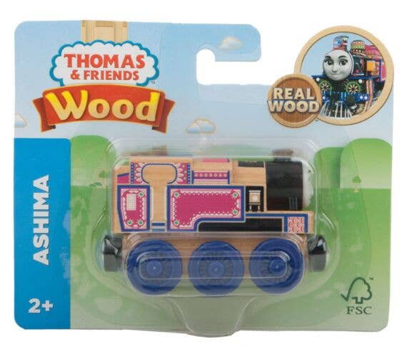 Fisher-Pri - Ashima Engine - Thomas & Friends(TM) Wood - Pink, Black ...