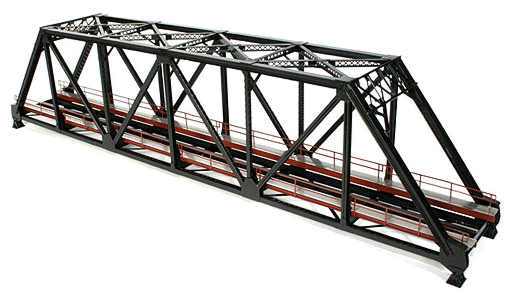BLMA - Assembled Brass 150' Truss Bridge - Black - 176-5001