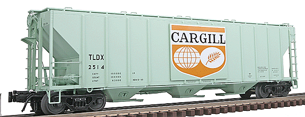 Atlas O - Atlas O Master(R) PS-4427 3-Rail Covered Hopper - Cargill ...