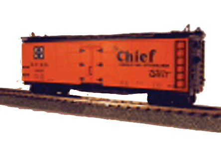 C&BT SHOPS - ATSF Steel Rebuilt Iced Reefer, Version A, 5' Swing Door ...