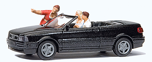 Preiser - Audi Convertible - Assembled - Keep Going Straight Set w/2 ...