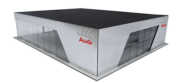 Herpa - Audi Dealership 2014 Corporate Design - Kit - 326-303613