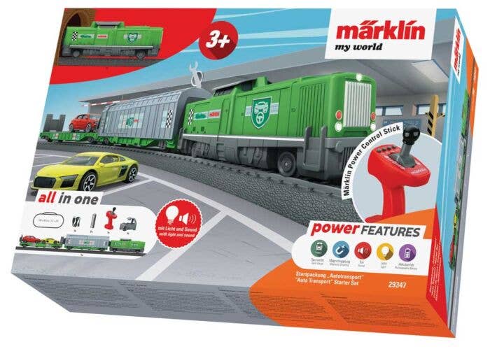 Marklin - Auto Transport - Battery Operated Starter Set w/Plastic Track ...