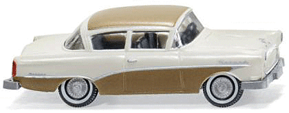 Wiking - Automobile 1957 Opel Rekord Ascona Sedan - Beige, Cream - 781-8040