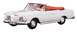 Faller - Automobile Memory Cars Mercedes-Benz - 280 SE 3.5 Cabriolet ...
