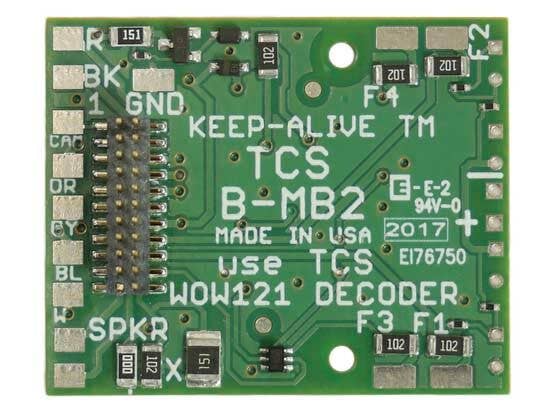 TCS - Bachmann MB2 Replacement Motherboard w/KA2 & 21-Pin Connector ...