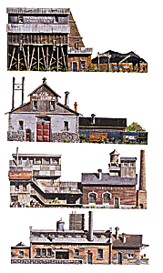 Walthers - Background Building - Instant Buildings(TM) - Industrial ...