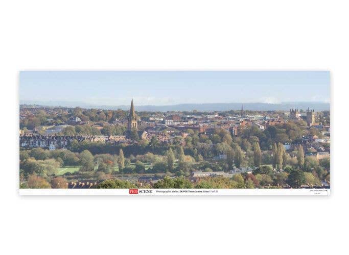 Peco - Backscene Photographic Background 95 x 13" 240 x 33.3cm - Town ...