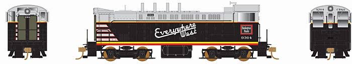 Bowser - Baldwin VO-1000 - Standard DC - Chicago, Burlington & Quincy ...