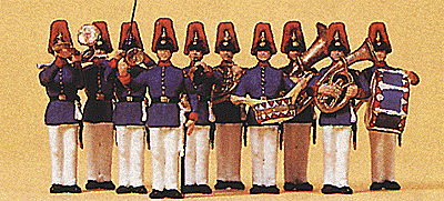 Preiser - Band - Prussian Infantry Marching Band 1910/47 pcs - 590-13260