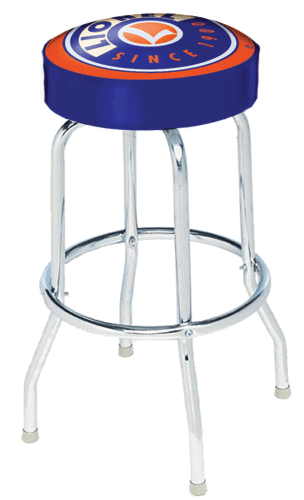 Lionel - Bar Stool - Kit - Lionel (Since 1900 Logo; blue, orange, white ...