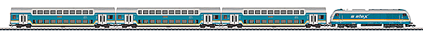 Marklin - Bavarian ALEX (Arriva-Länderbahn-Express) Train-Only Set ...