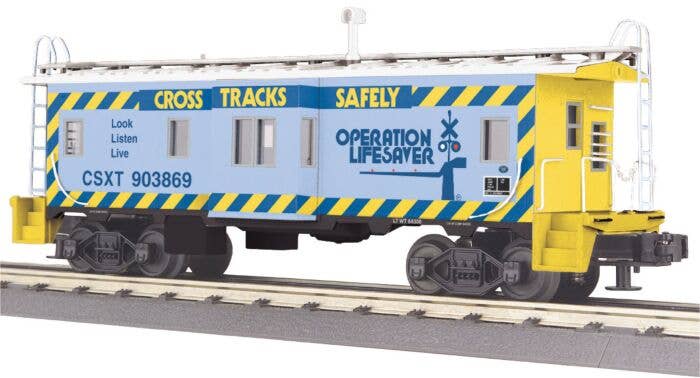 MTH - Bay Window Caboose - 3-Rail - Ready to Run - RailKing(R) - CSX ...