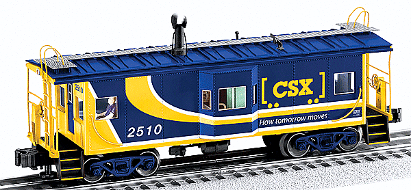 Lionel - Bay Window Caboose - 3-Rail - Ready to Run w/Light & Smoke - CSX #2510 (CSX Heritage ...