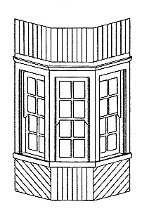 Sequoia - Bay Window Kit, Metal - 135-1009