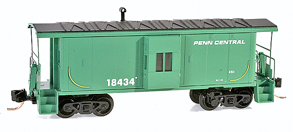MicroTrain - Bay Window Steel Caboose - Ready to Run - Penn Central ...