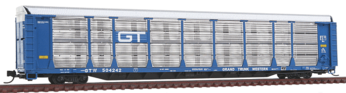 Red Caboos - Bi-Level Auto Rack - Ready to Run - Grand Trunk Western ...