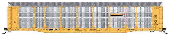 Intermount - Bi-Level Auto Rack - Ready to Run - BNSF Railway (yellow ...