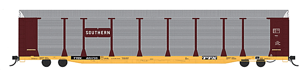 Intermount - Bi-Level Auto Rack - Ready to Run - Southern Railway w/TTX ...